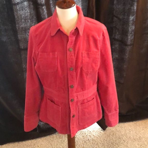 Jones Wear | Jackets & Coats | Jones Wear Salmon Corduroy Jacket | Poshmark